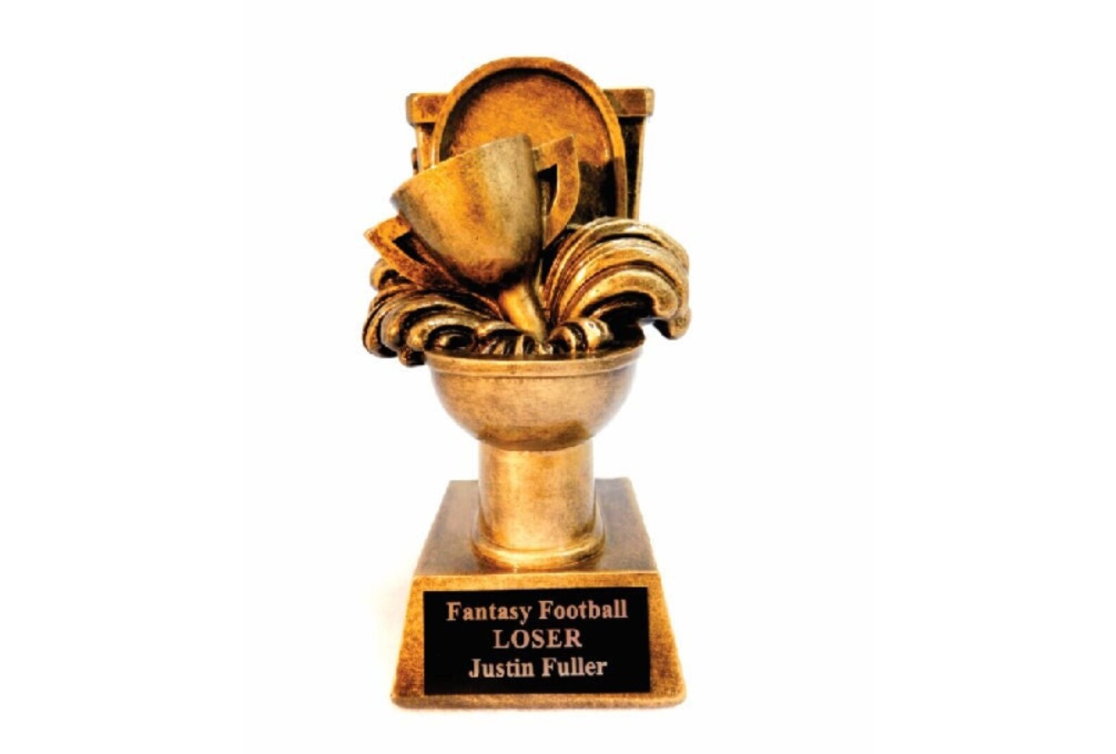 Engraved Fantasy Football Trophy: Winner or Loser, 6" Resin Award - Etsy