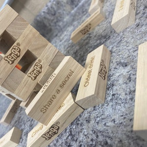 Party Jenga-custom Party Jenga Set - Etsy