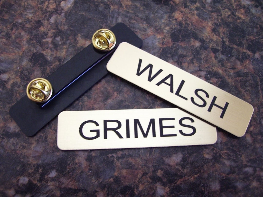 Walking Dead Rick Grimes or Shane Walsh Name Tag - Etsy