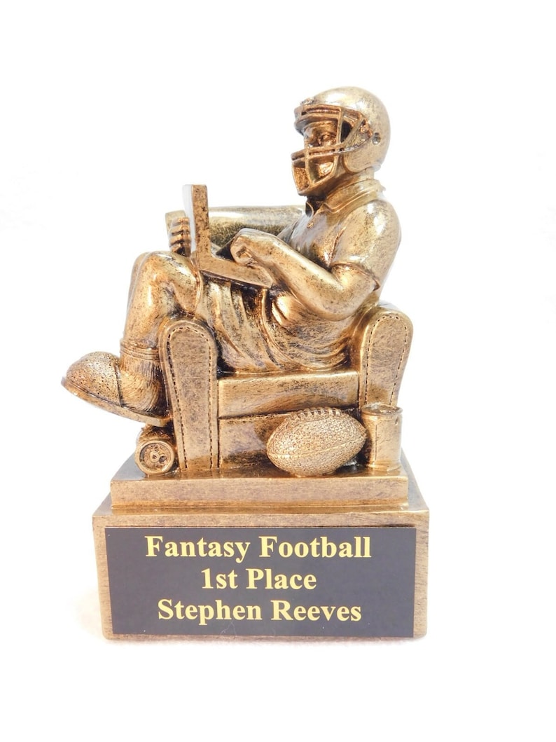 Engraved Fantasy Football Trophy: Winner or Loser, 6" Resin Award - Etsy