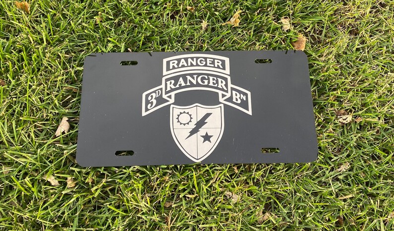 3rd Ranger Battalion License Plate - Etsy