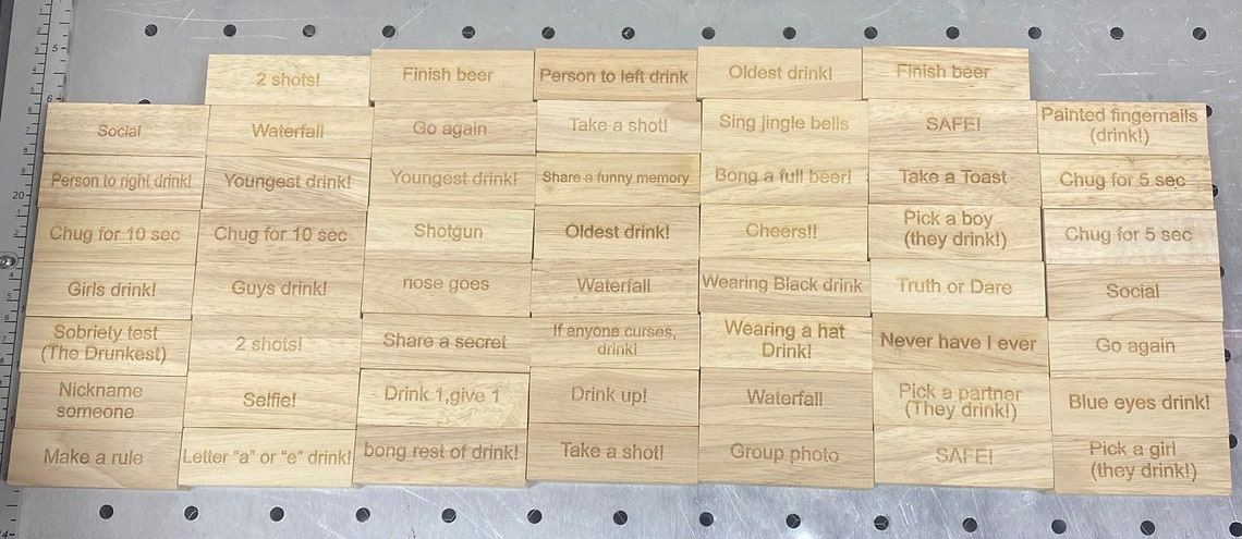 Party Jenga-custom Party Jenga Set - Etsy