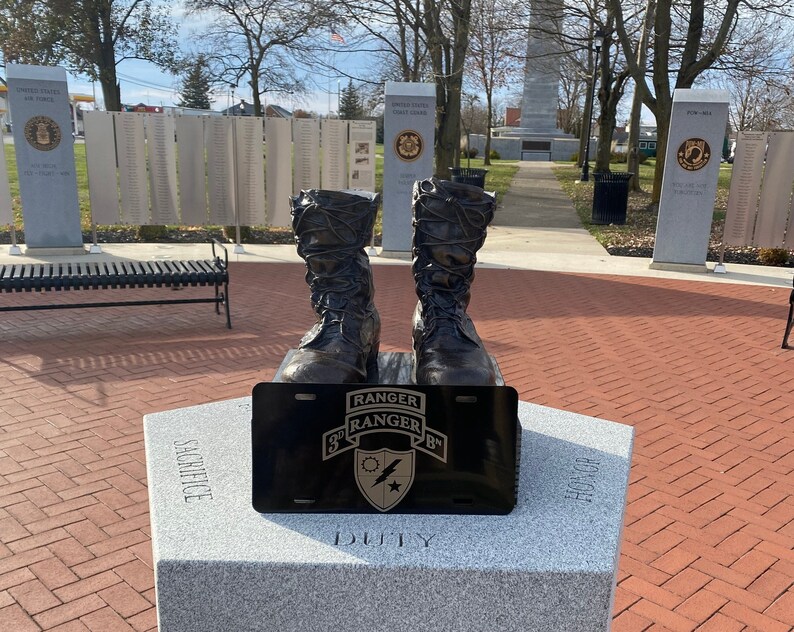 3rd Ranger Battalion License Plate - Etsy