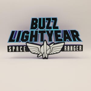 Buzz Lightyear 3D Logo - Etsy