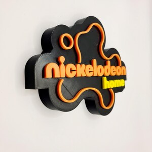 Nickelodeon Home 3D Logo - Etsy