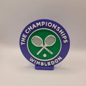 Wimbledon 3D Logo - Etsy