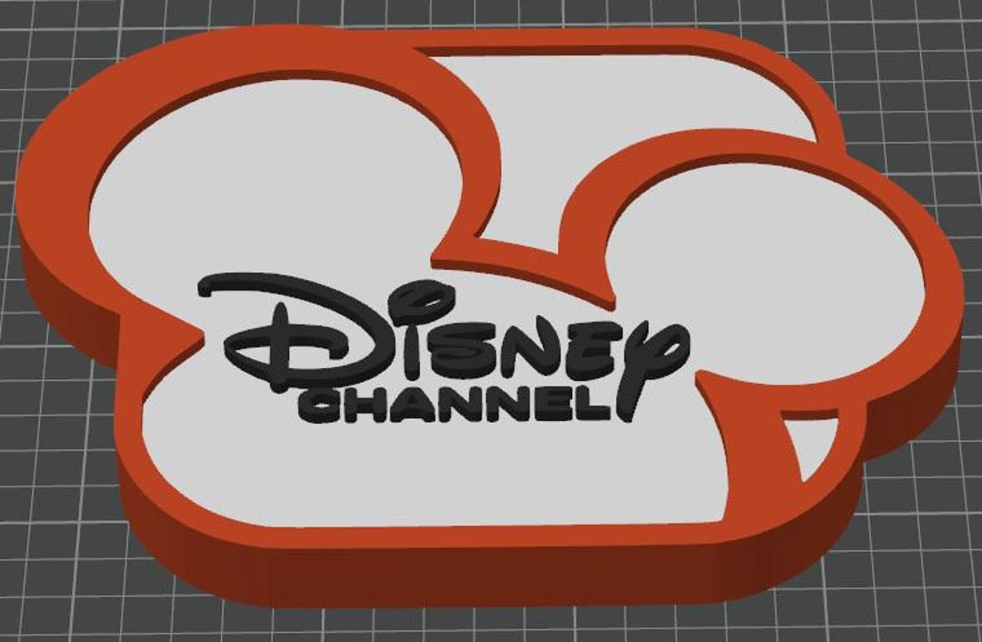 Disney Channel 3D Logo - 2010 to 2014 - Etsy