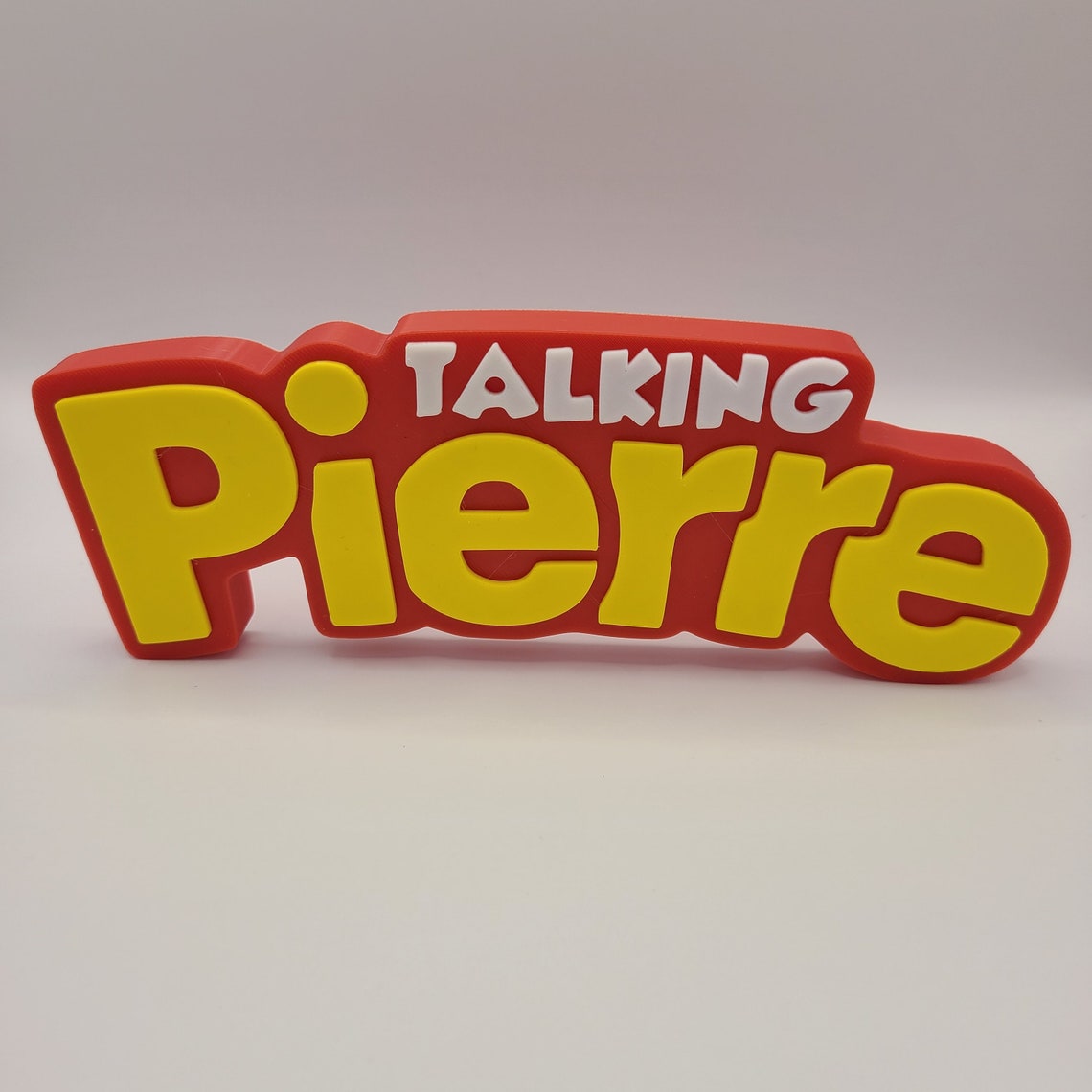 Talking Pierre 3D Logo - Etsy