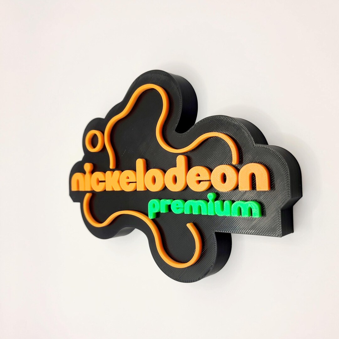 Nickelodeon Premium 3D Logo - Etsy