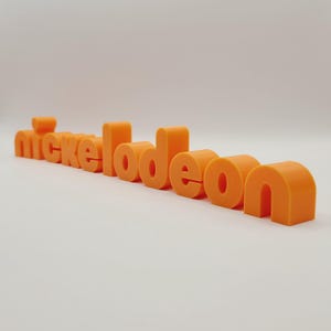 Nickelodeon Individual Letters 3D Logo - Etsy Canada