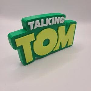 Talking Tom 3D Logo - Etsy