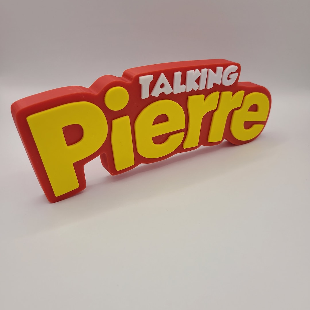 Talking Pierre 3D Logo - Etsy