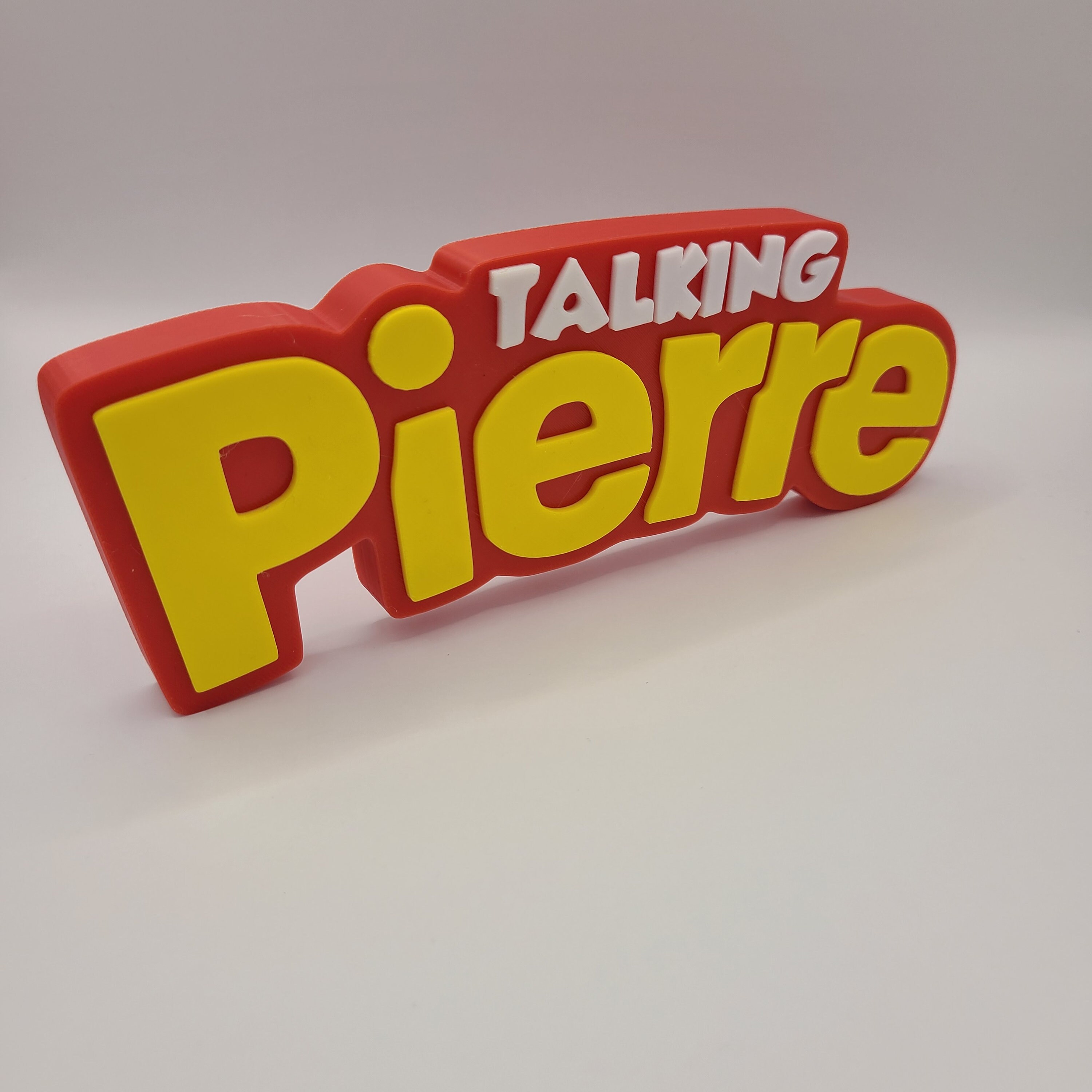 Talking Pierre 3D Logo - Etsy