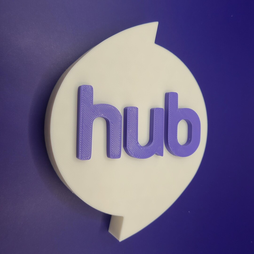 The Hub 3D Logo - Etsy UK