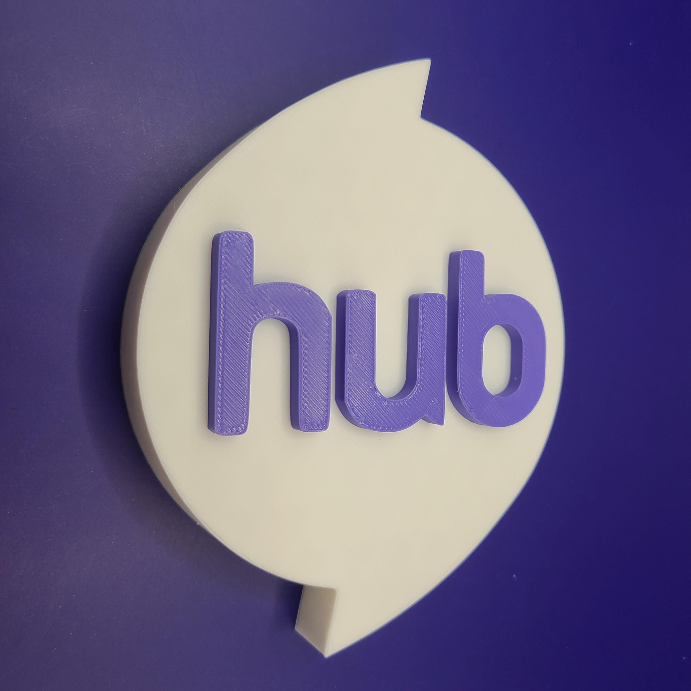The Hub Network Logo Network Hub Logo | Premium Vector