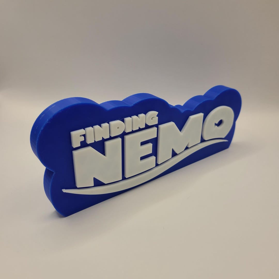 Finding Nemo 3D Logo - Etsy