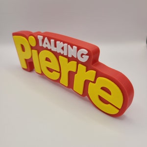 Talking Pierre 3D Logo - Etsy