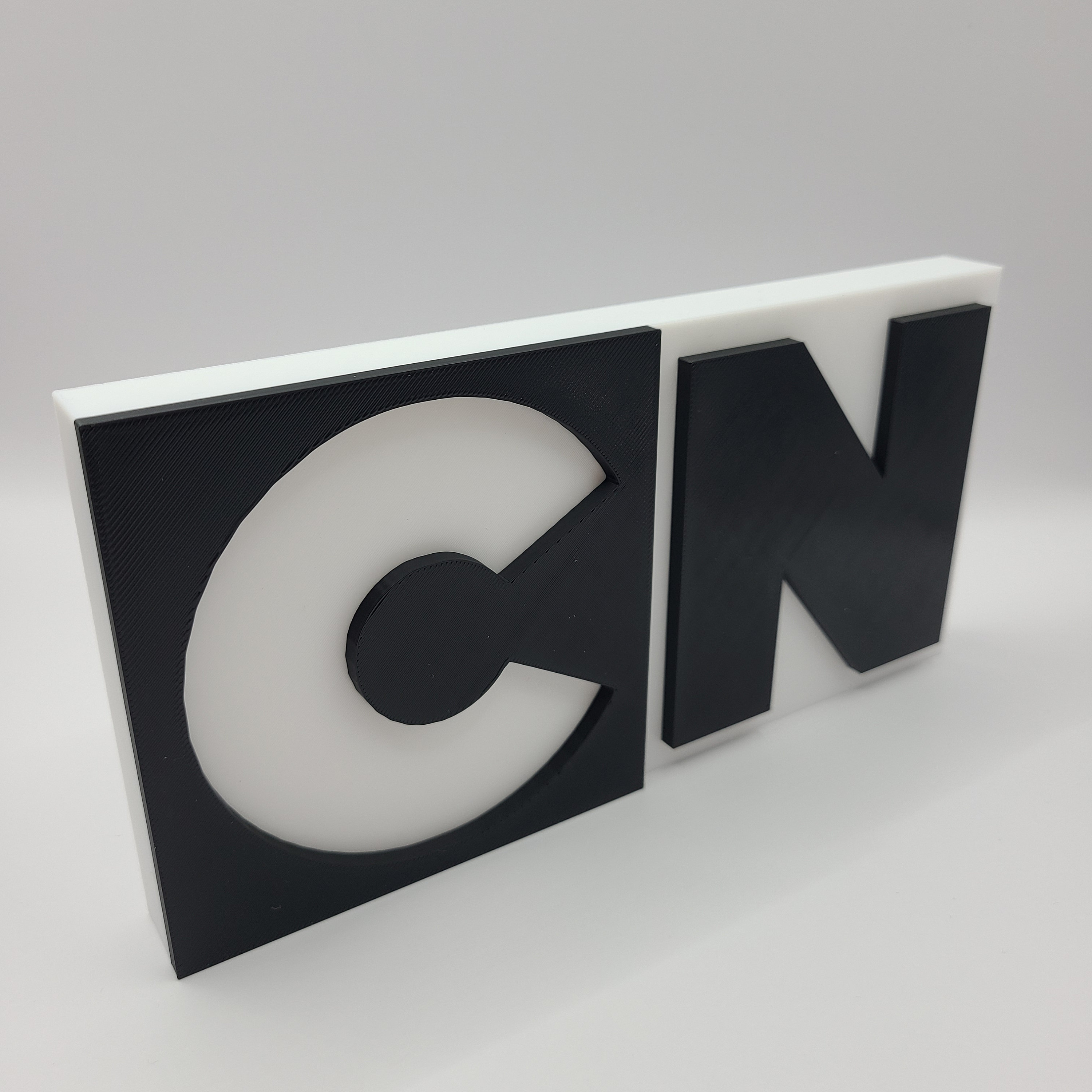 Cartoon Network CN 3D Logo Etsy