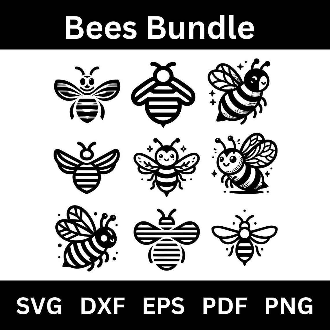 Bee Svg Bundle, Bee Svgs, Bee Svg for Tumbler, Bee Svg Cricut, Bee Svg ...
