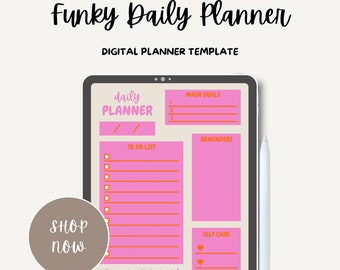 Daily Planner Editable Digital Planner Printable Planner - Etsy