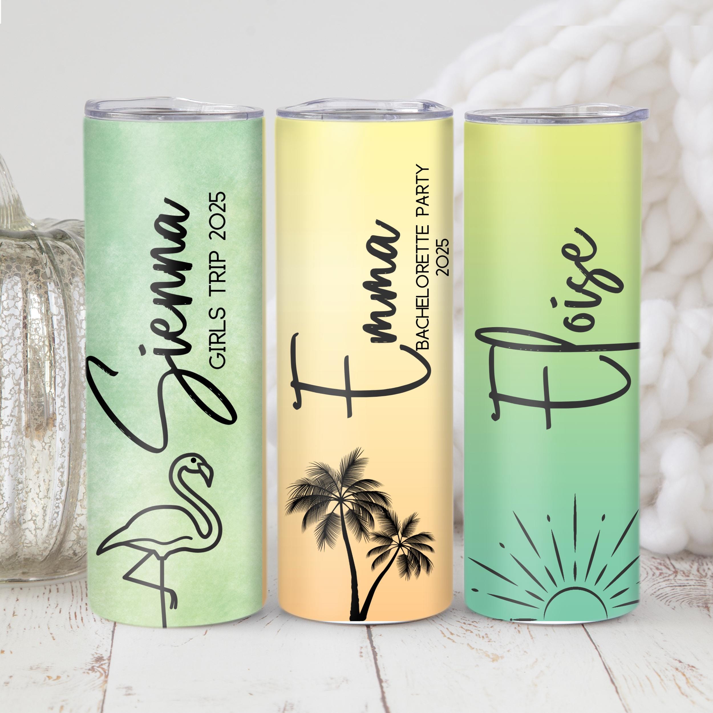 Vacation Cups Skinny Tumbler 20oz With Name Personalized Cups With Name ...