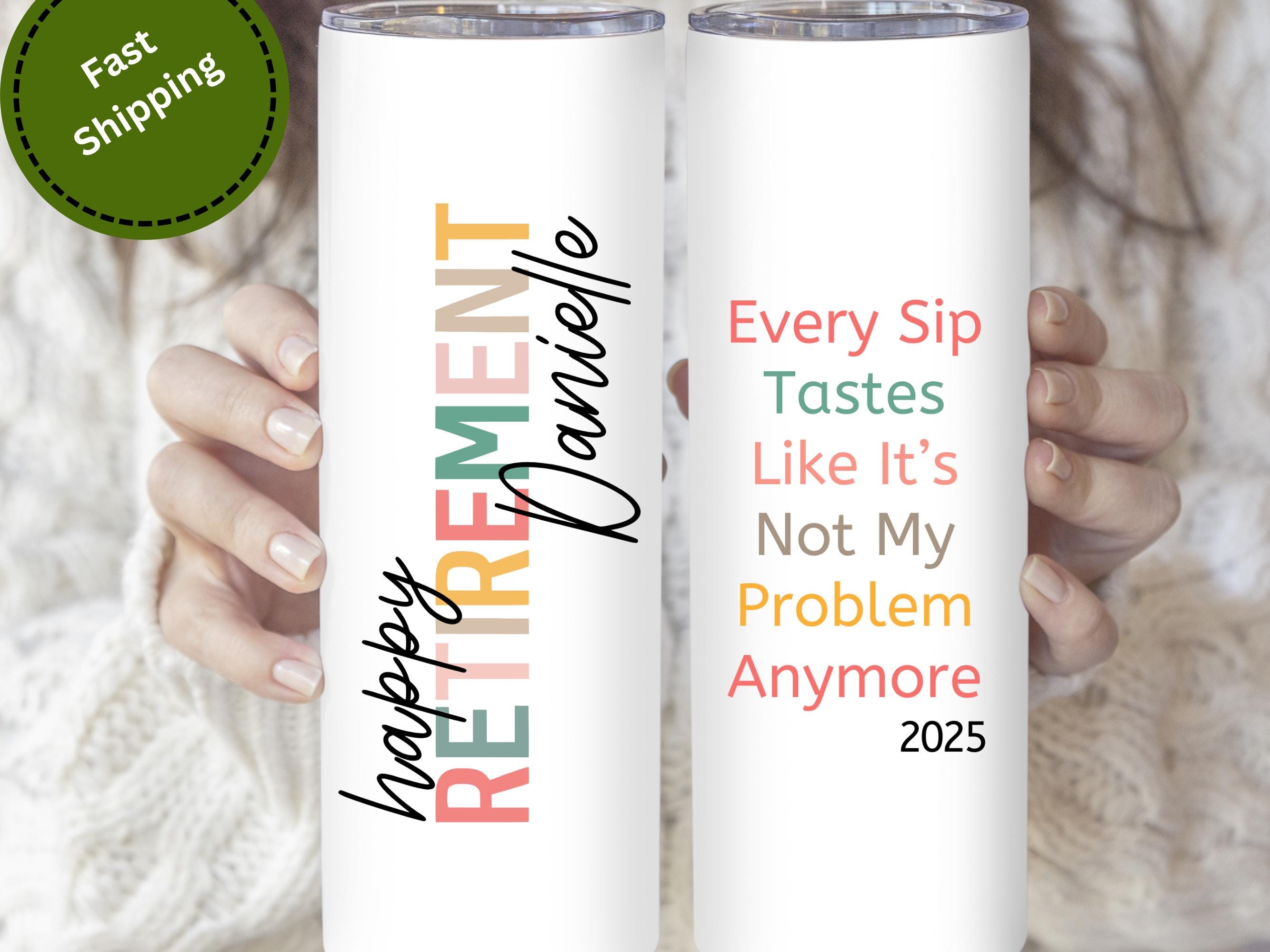 Retirement Tumbler Personalized Retirement Gift Retirement Gift for Co ...