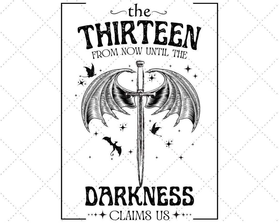 Throne of Glass Thirteen SVG PNG, Booktok Design (digital Download) - Etsy