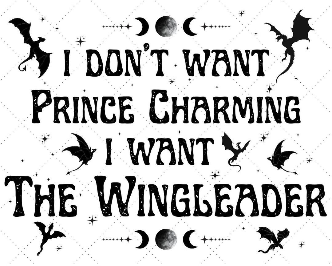 Fourth Wing Wingleader Quote: Booktok SVG PNG Files - Etsy