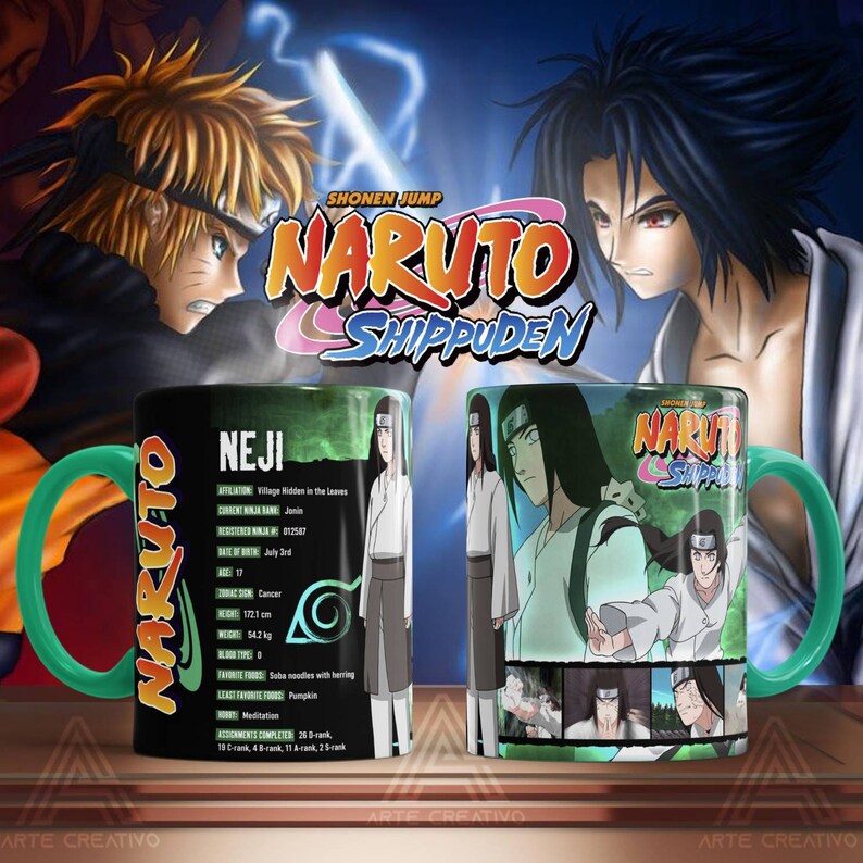 Naruto Mugs Template - Etsy