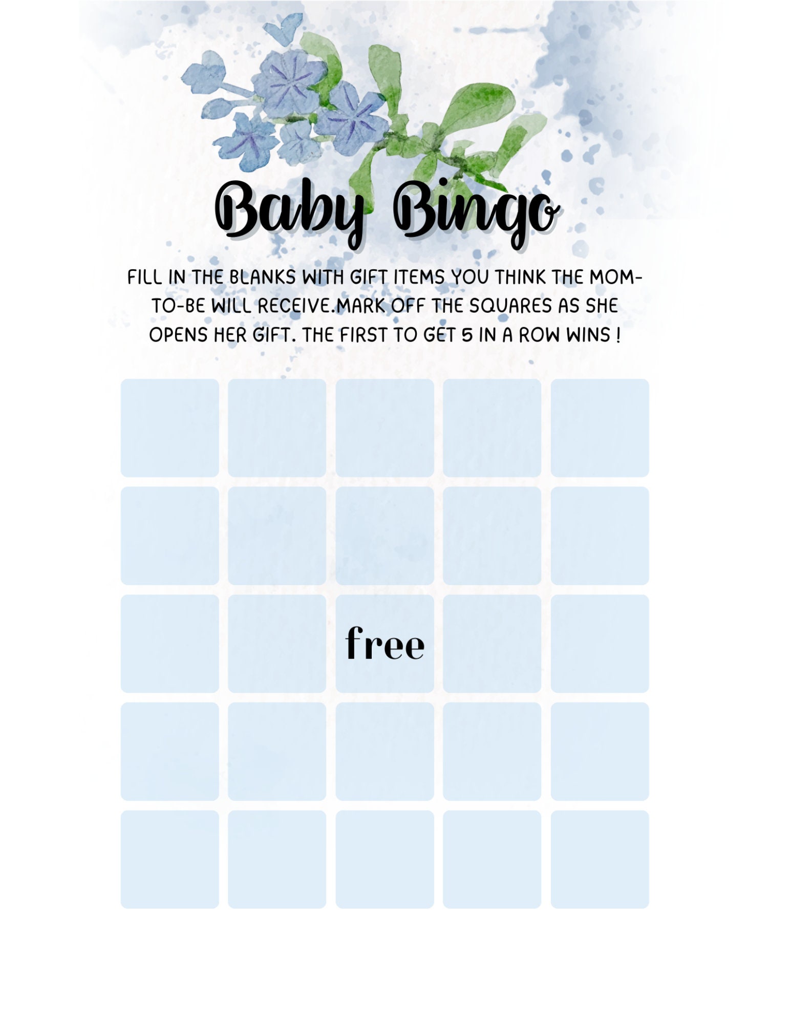 Balloon Flower Baby Shower Game, Baby Shower Game Bundle, 23 Baby ...