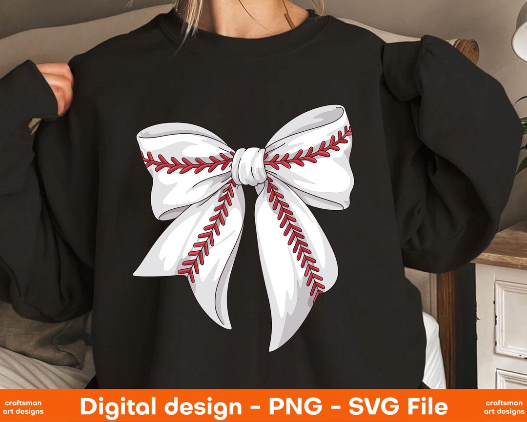 Softball Coquette Bow Png, Sports Coquette Bow Sublimation Svg Design ...