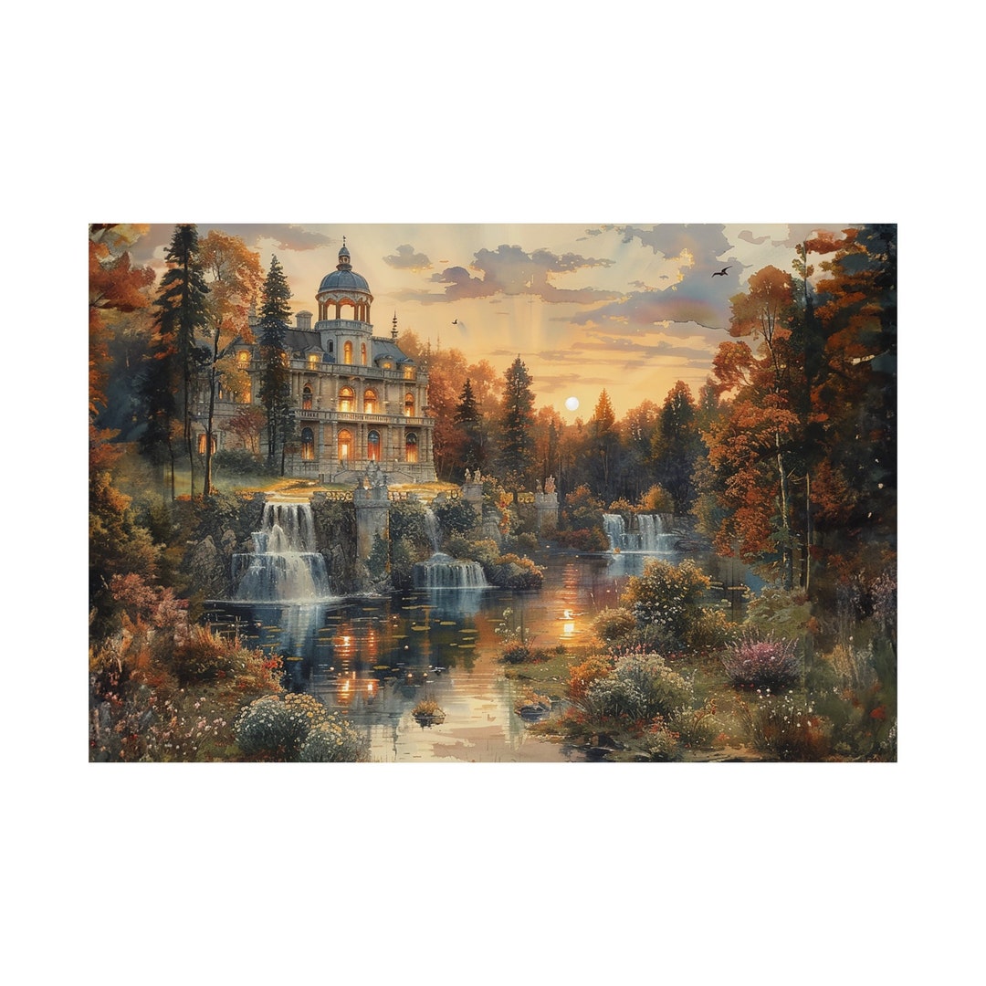 Surreal Renaissance A Reimagined Renaissance Era Watercolor Art Matte ...