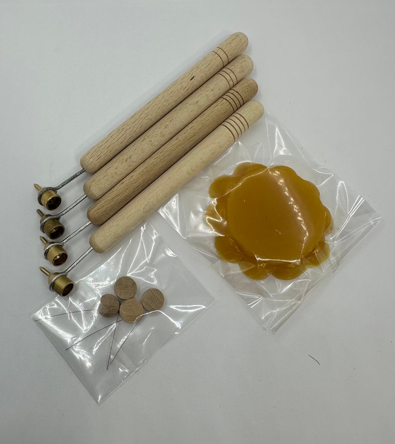 Pysanka Kistky Set: Easter Egg Decorating Tools With Beeswax - Etsy