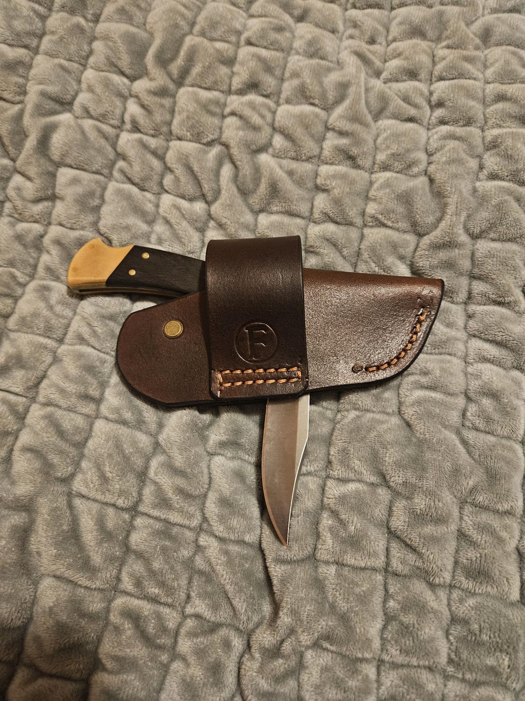Quickdraw Leather Knife Sheath Brown - Etsy
