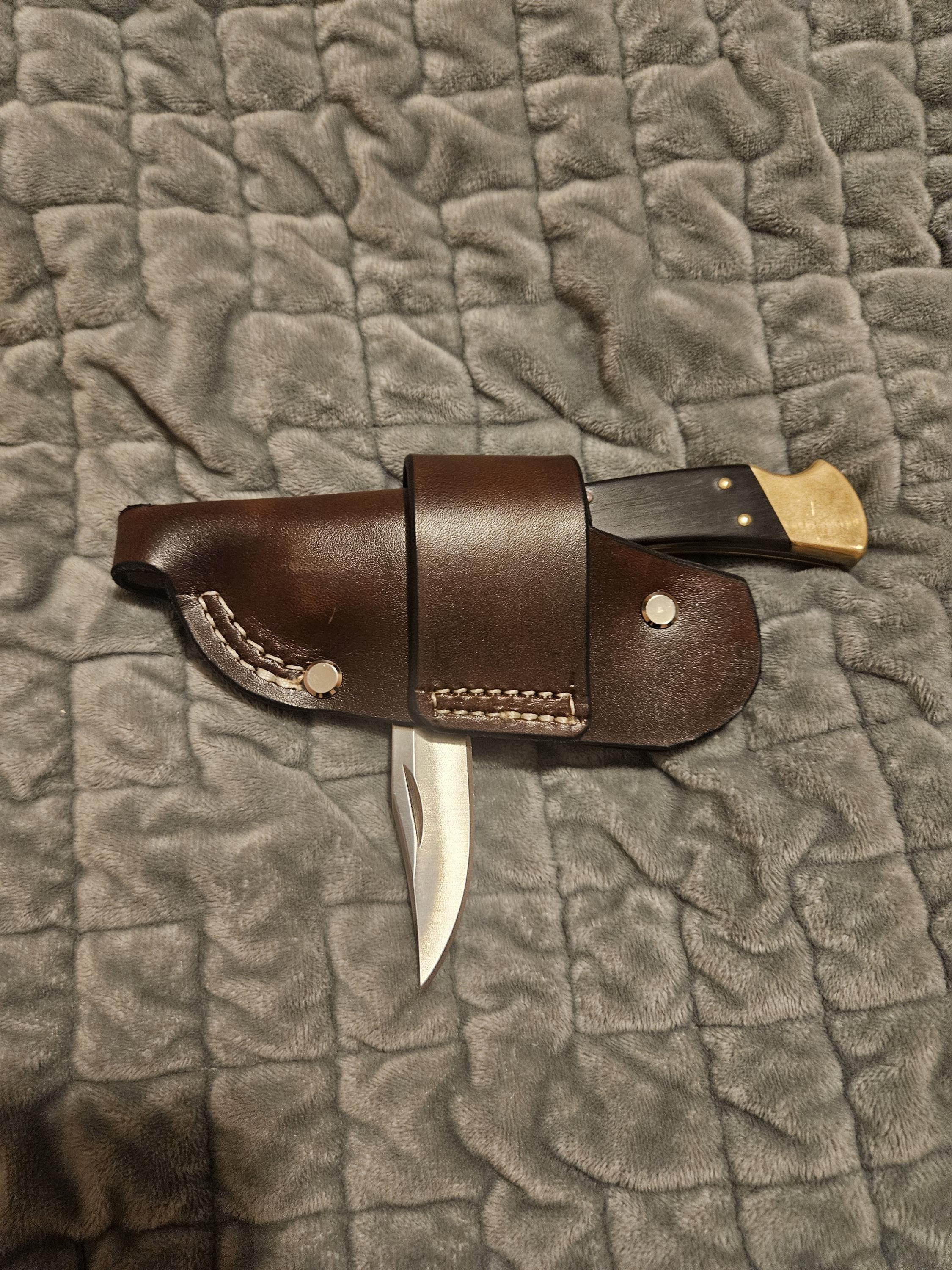 Quickdraw Leather Knife Sheath Brown - Etsy