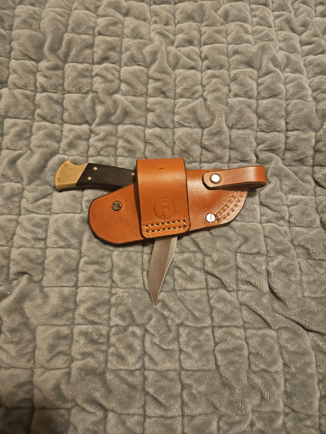 Quickdraw Leather Knife Sheath Tan - Etsy