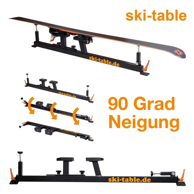 Alpine Ski Vise – Ski-table | Ski Tuning Vise Handmade Steel | No Re ...