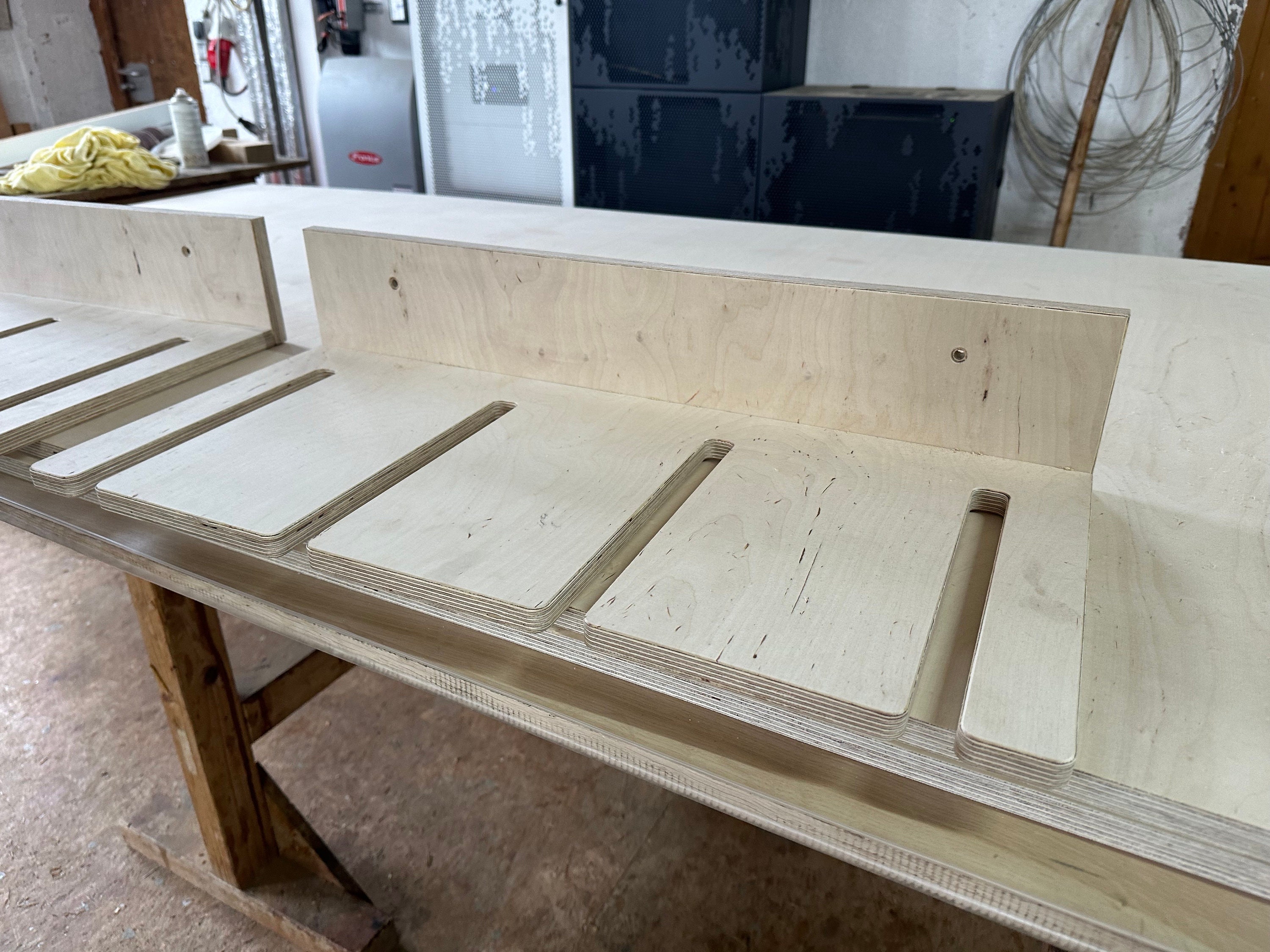 Wooden Ski Wall Mount Handmade | Ski Rack Birch Wood Wall Storage | Ski ...
