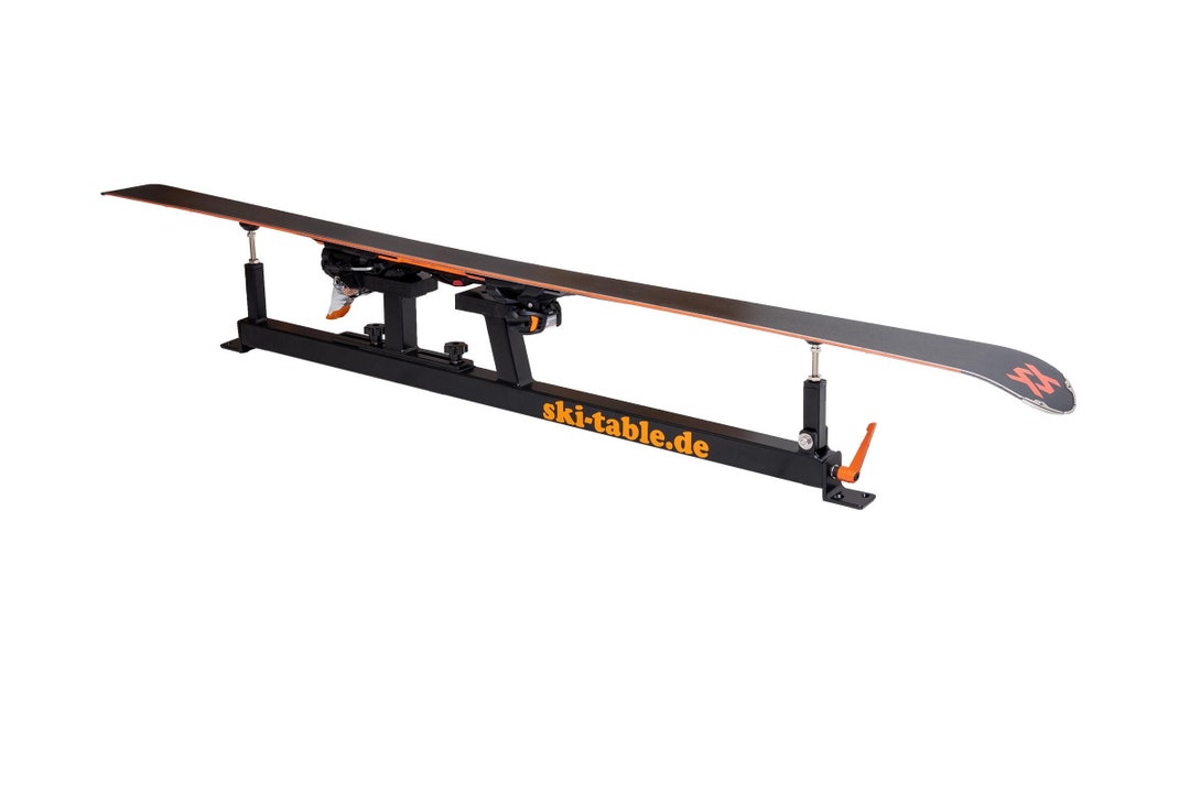 Premium Ski Vise Adjustable Ski Tuning Tool for Waxing, Edge Sharpening ...