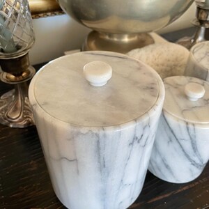 Marble Canister Set of Four - Etsy