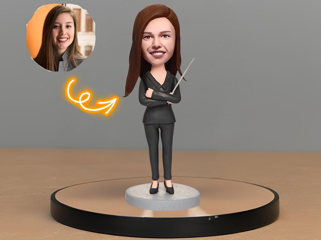 CUSTOM TEACHER BOBBLEHEAD Teacher Figurine, Personalized Figurine ...