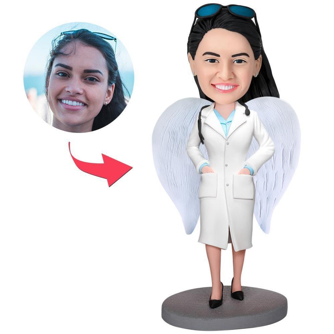 PERSONALIZED DOCTOR BOBBLEHEAD Female Doctor Bobblehead, Female Doctor ...