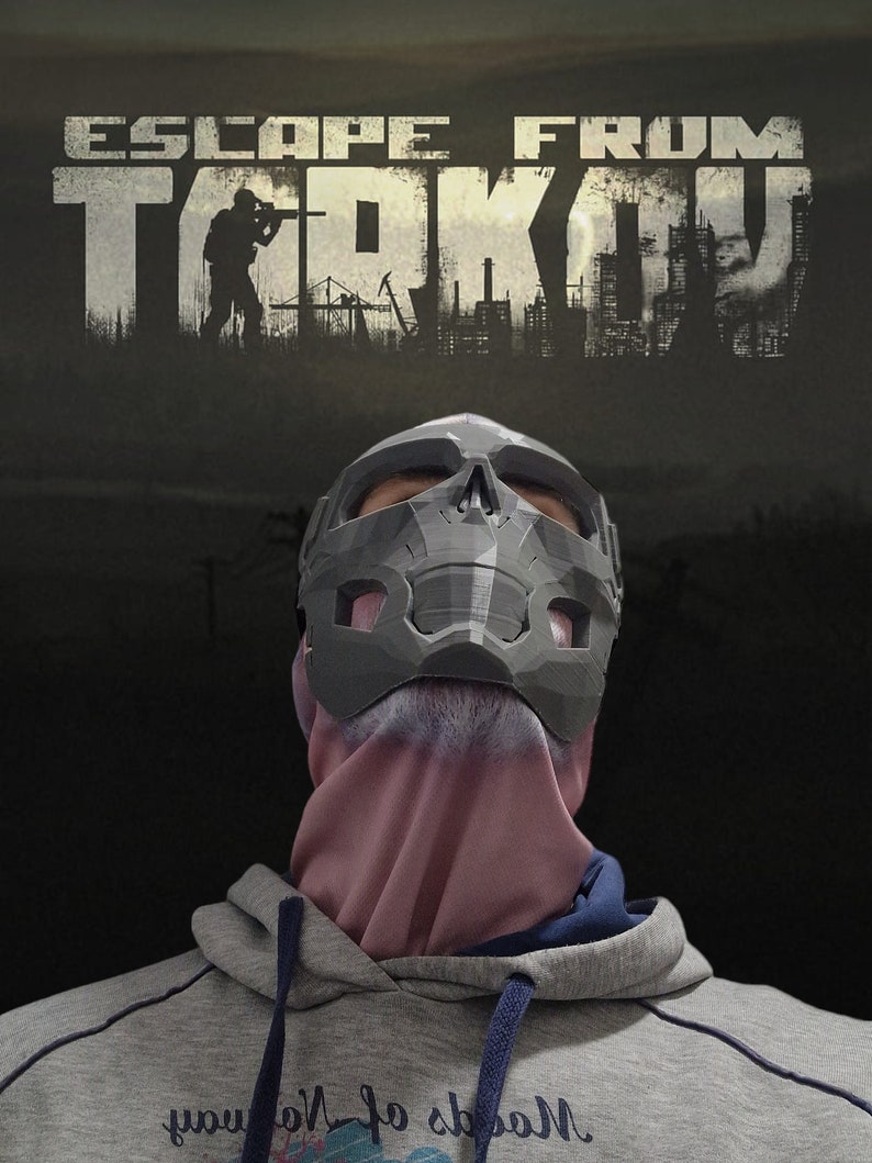 Escape From Tarkov Death Shadow Mask 3d Print Model STL - Etsy