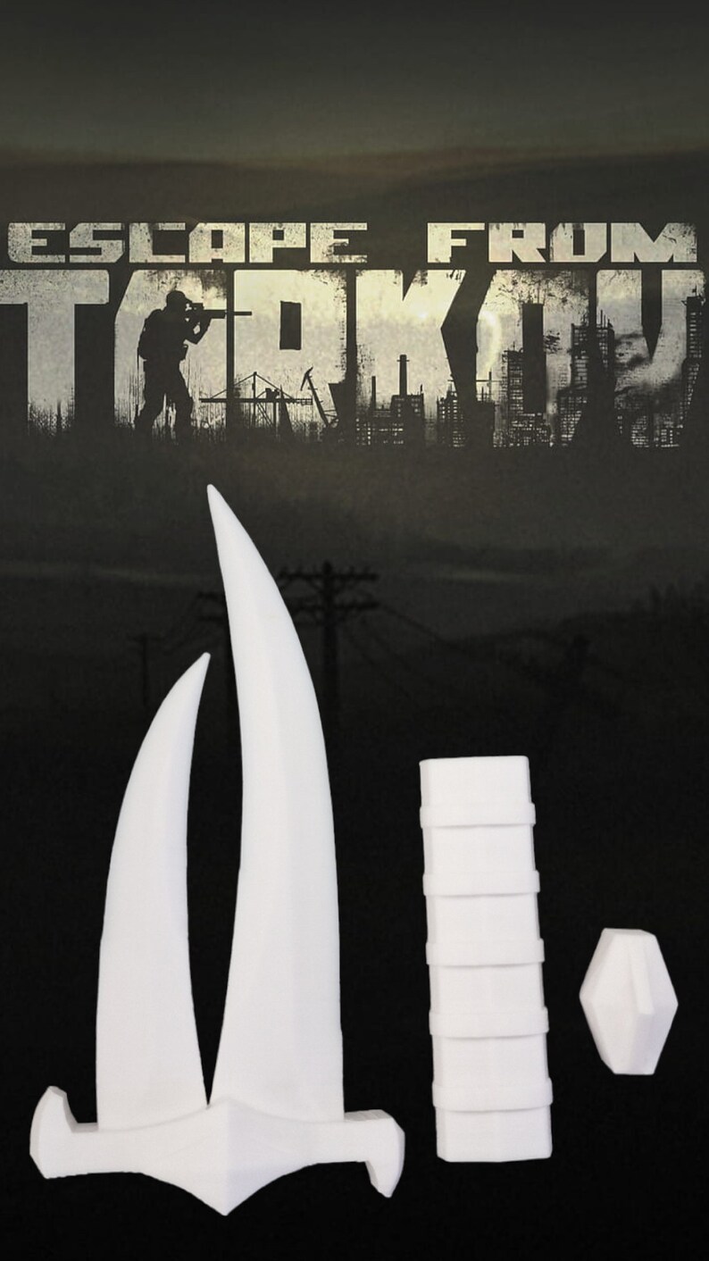 Escape From Tarkov Cultist Knife 3D Print Model STL - Etsy