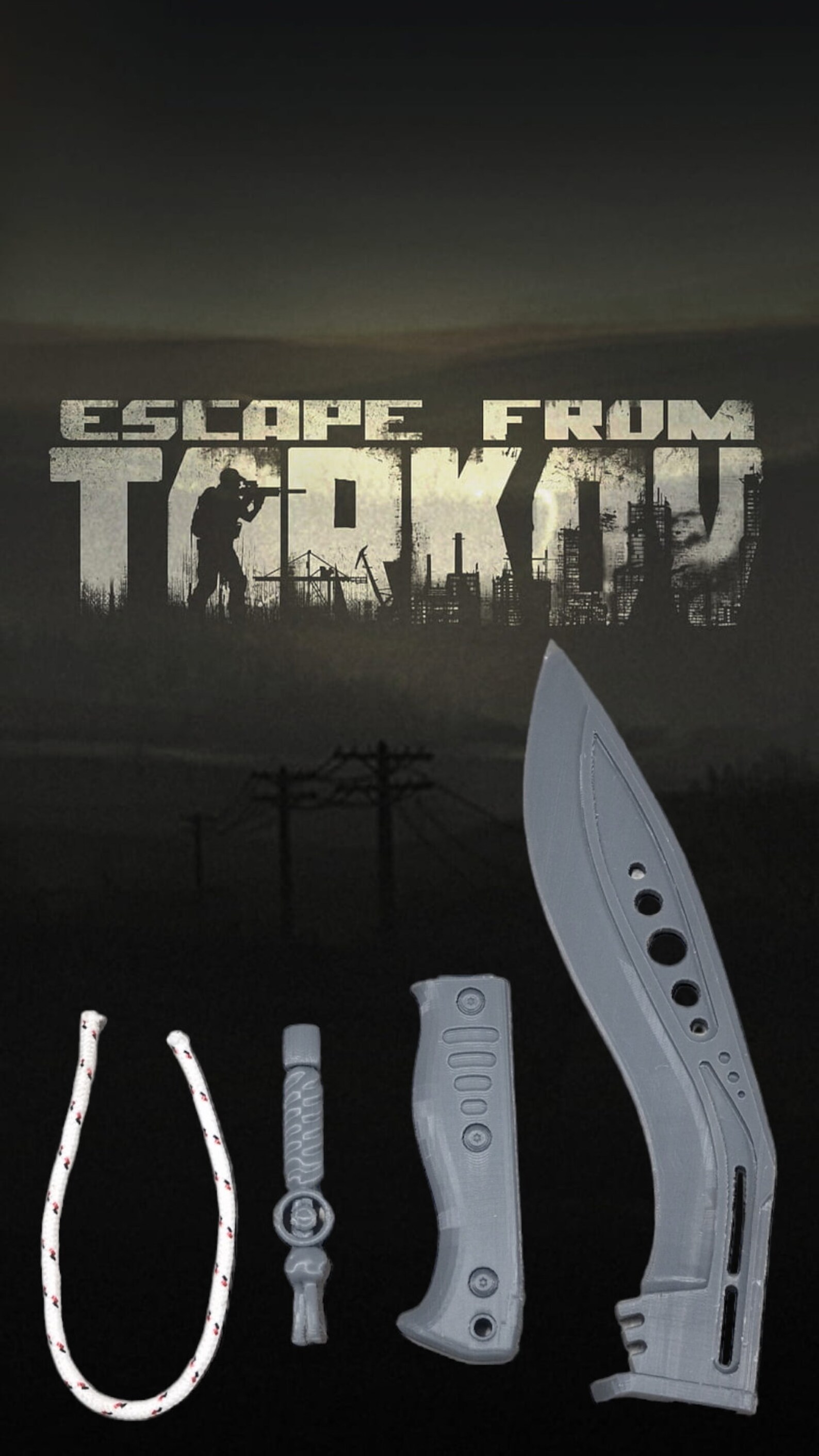 Escape From Tarkov Kukri 3D Print Model STL - Etsy
