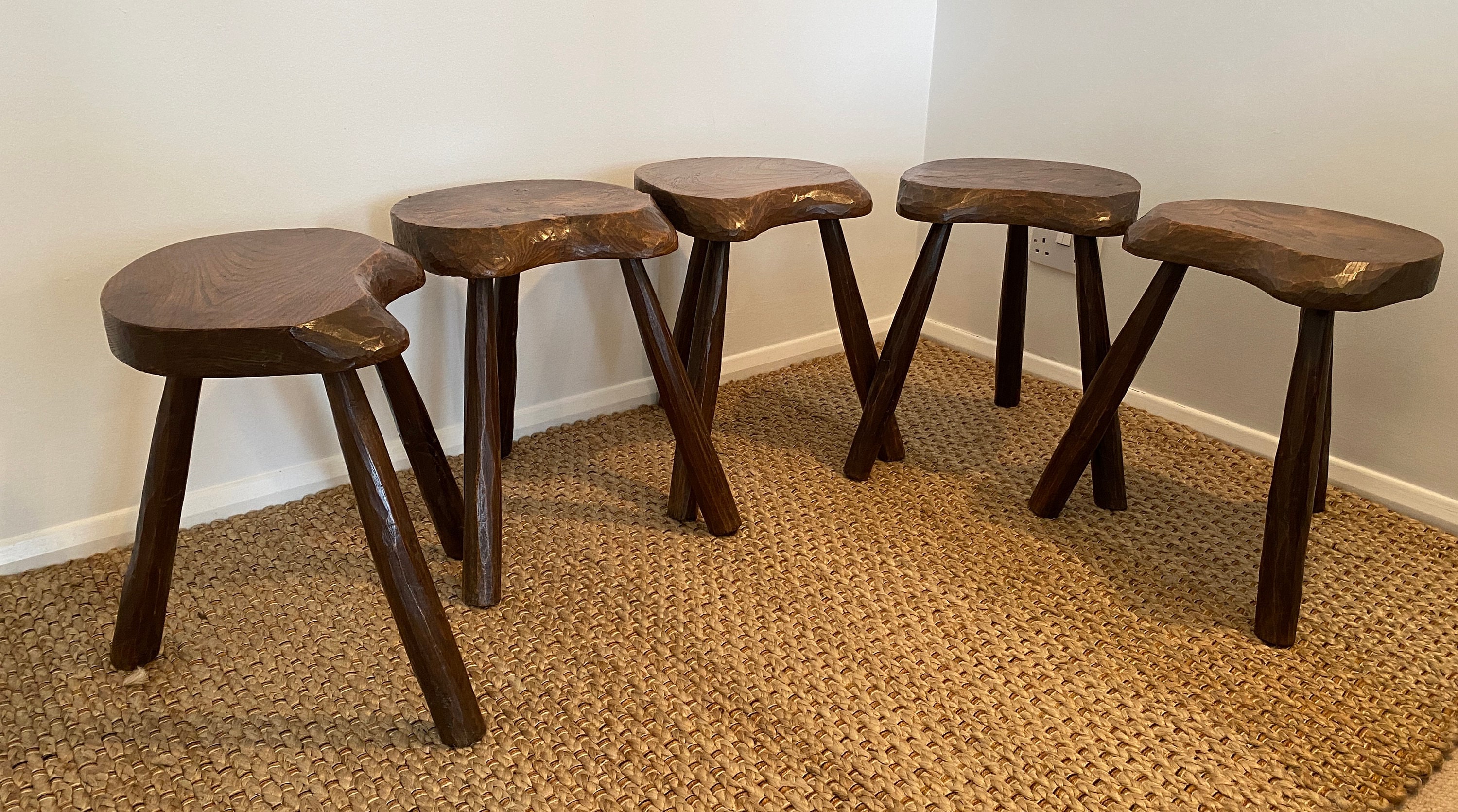 Vintage Milking Stool 3 Leg Rustic Edge - Etsy