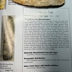 Authentic Native American Munkers Creek Knife Artifact / Father's Day ...