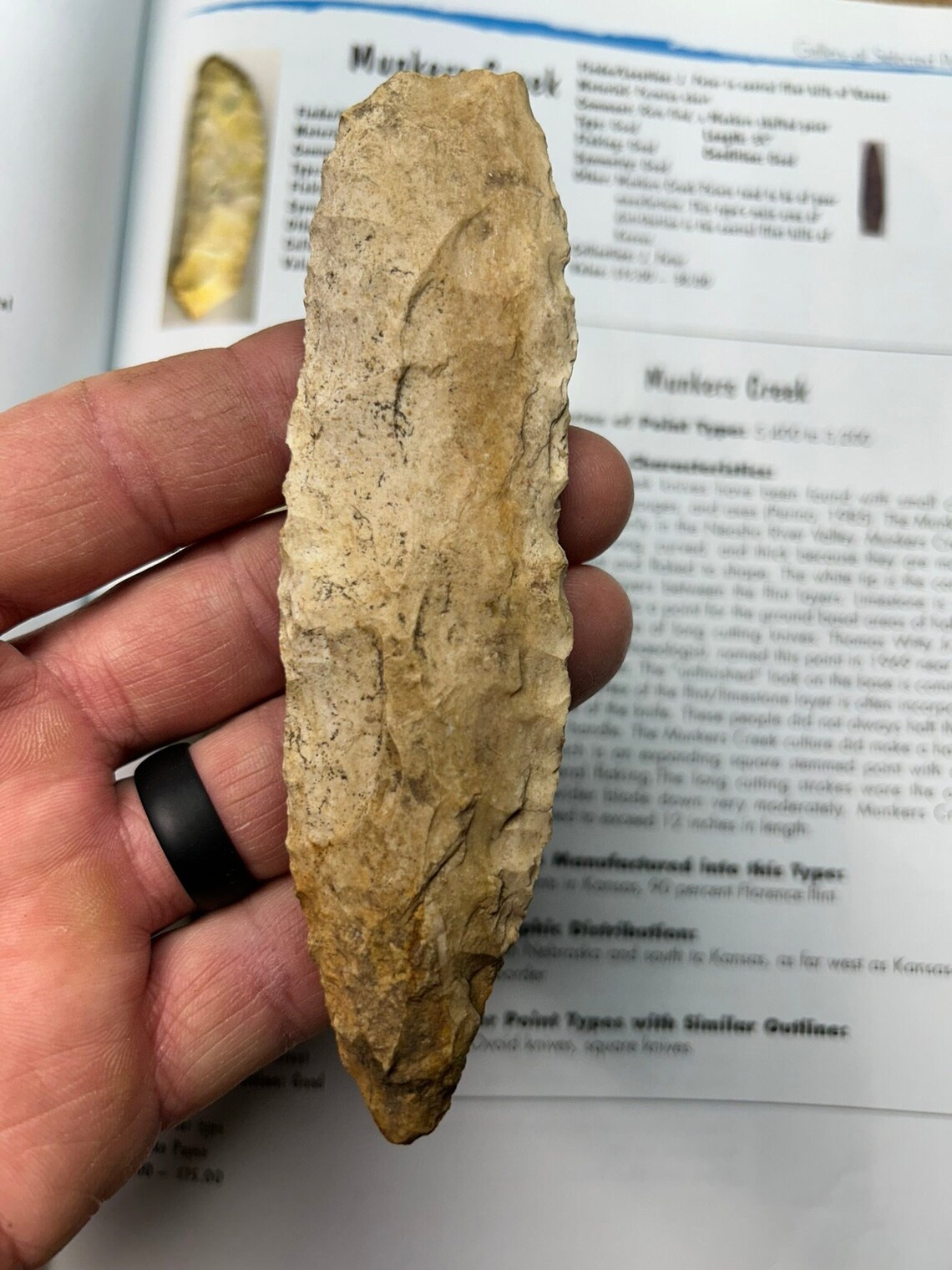 Authentic Native American Munkers Creek Knife Artifact / Father's Day ...