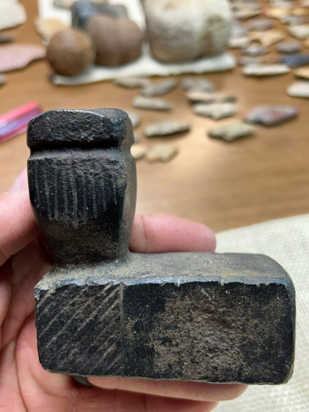 Authentic Native American Carved Stone Peace Pipe / Father's Day Gift ...