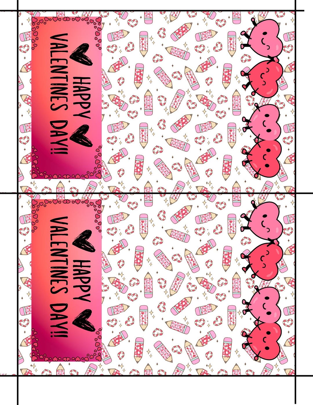Valentine’s Juice Box Wraps Printable for Kids | Classroom Valentine ...